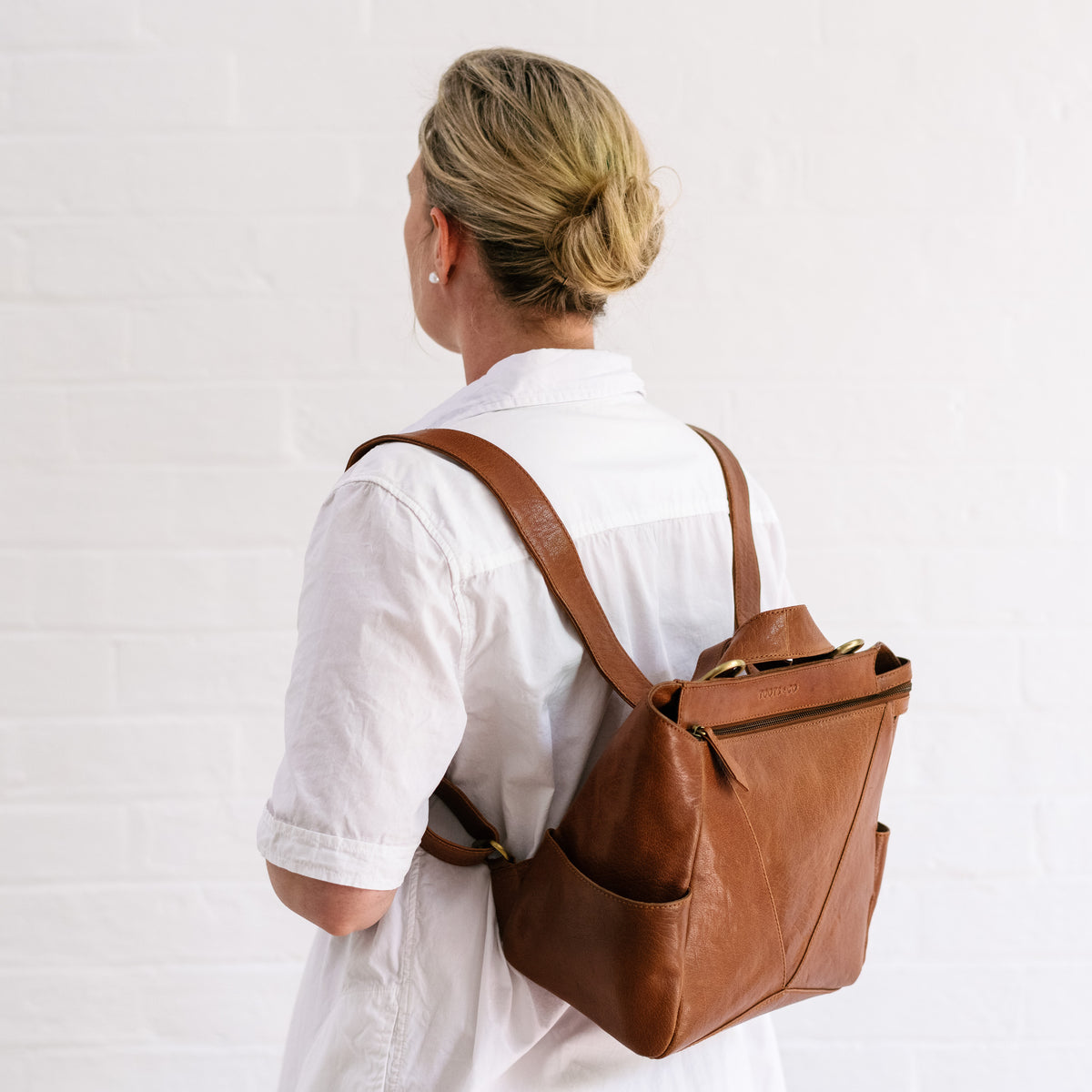 The Everything Mini 2.0 - Tan Leather – Toots and Co